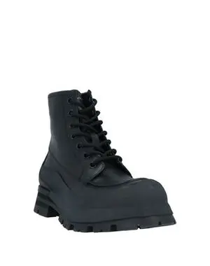 Alexander McQueen Ankle Leather Boots