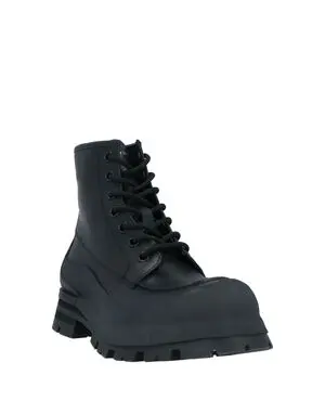 Alexander McQueen Ankle Leather Boots
