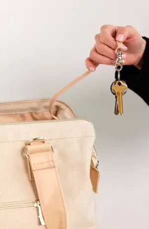 BEIS The Convertible Mini Weekend Travel Bag - Beige