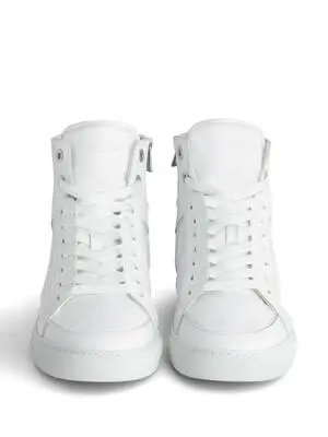 Zadig&Voltaire Leather High-top Sneakers