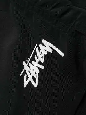 StÜssy Straight-leg Swim Shorts - Black