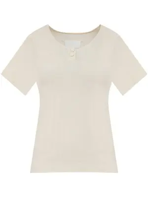 MAISON MARGIELA Button-placket T-shirt