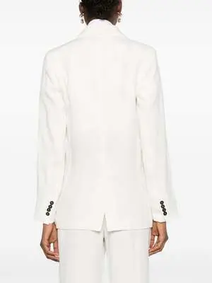 FORTE_FORTE Single-breasted Linen Blazer