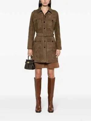 TOM FORD Suede Leather Coat