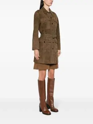 TOM FORD Suede Leather Coat