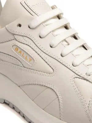 Bally Logo-print Panelled Sneakers - Neutrals