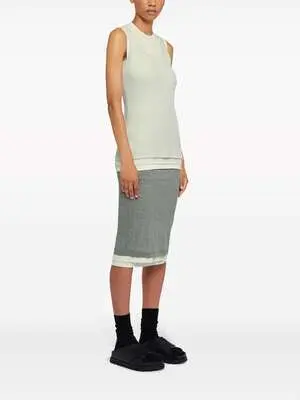 JIL SANDER Layered Tank Top - Grey