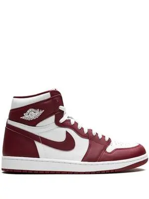 JORDAN Air 1 Retro High Og Team Sneakers - Red