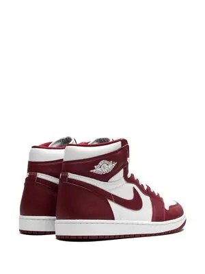 JORDAN Air 1 Retro High Og Team Sneakers - Red