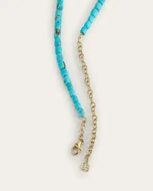 SYDNEY EVAN Turquoise And Diamond Necklace