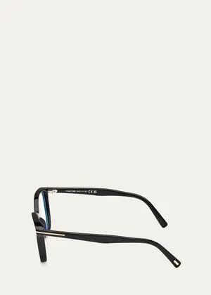 TOM FORD Blue Light Blocking Cat-eye Eyeglasses - Sblk