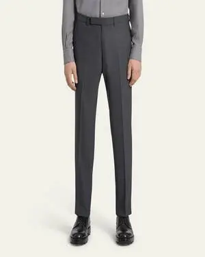 Zegna High Performance Flat-front Trousers