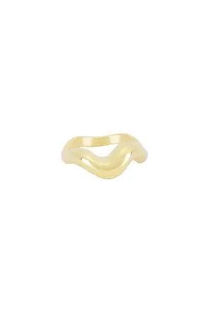 LOUIS ABEL Aurea Polished Ring - 18k Yellow Gold Vermeil