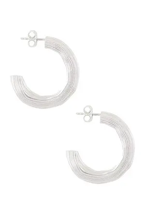 LOUIS ABEL Abluvio Mid Hoop Earrings