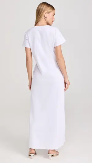 LESET Margo Maxi Dress - White