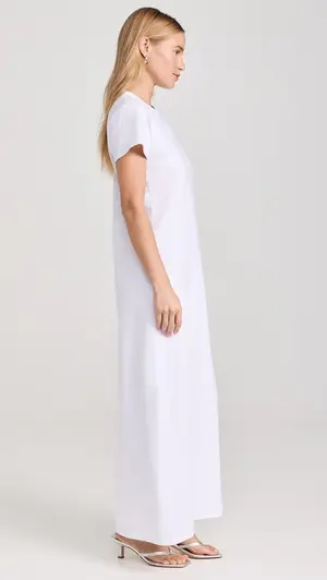 LESET Margo Maxi Dress - White