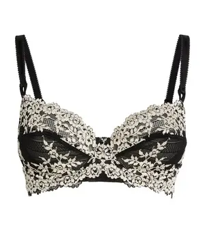Wacoal Lace Embrace Plunge Bra - Black