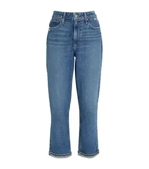 Paige Cropped Brigitte Boyfriend Jeans