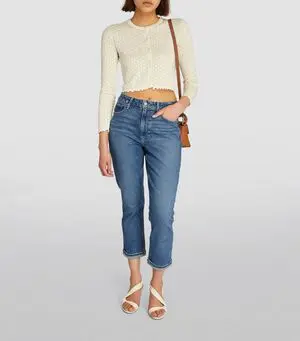 Paige Cropped Brigitte Boyfriend Jeans