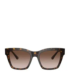 Dolce & Gabbana Tortoiseshell Wayfarer Sunglasses - Brown