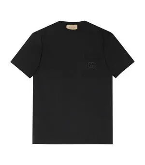 Gucci Embroidered Interlocking G T-shirt
