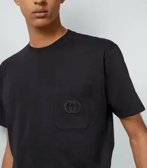 Gucci Embroidered Interlocking G T-shirt