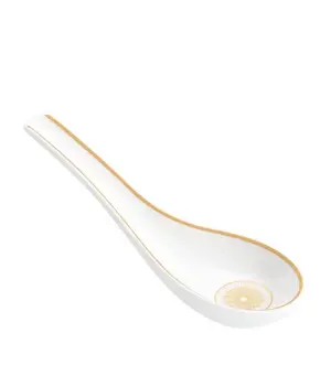 Christofle Porcelain Malmaison Platinum Impériale Chinese Spoon - Silver
