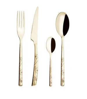 BUGATTI Portofino Lady 24-piece Cutlery Set - Gold