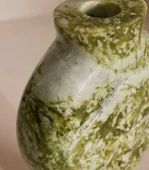 SOHO HOME Marble Sesso Vase - Green
