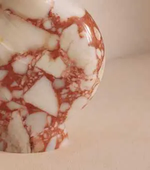 SOHO HOME Marble Sesso Vase - Red