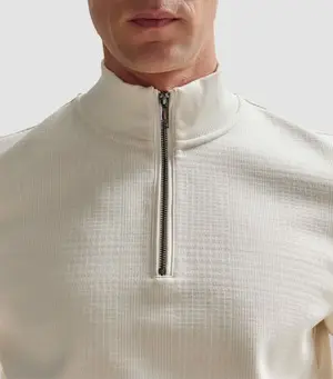 BOSS Cotton-blend Zip-up Sweater