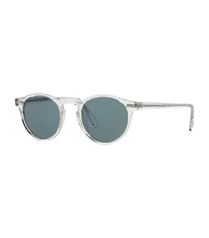Oliver Spencer Round Frame Sunglasses - Blue