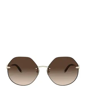 Tiffany & Co. Hexagonal Sunglasses