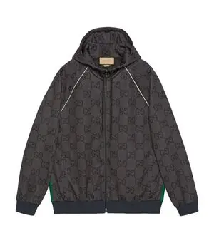 Gucci Jumbo Gg Hooded Jacket