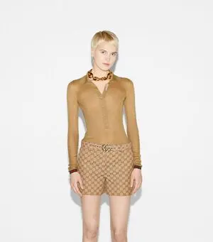 Gucci Cashmere Ribbed Top