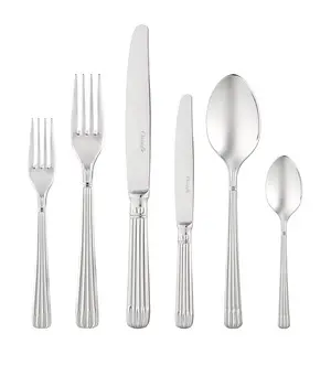 Christofle Stainless Steel Osiris 24-piece Cutlery Set - Silver