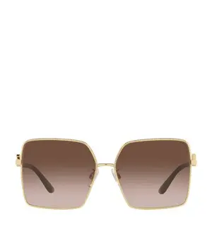 Dolce & Gabbana Square Sunglasses - Gold