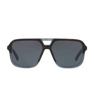 Dolce & Gabbana Acetate Angel Sunglasses - Brown