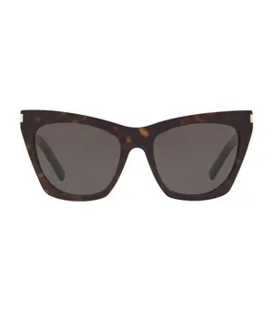Saint Laurent Kate Cat Eye Sunglasses - Brown