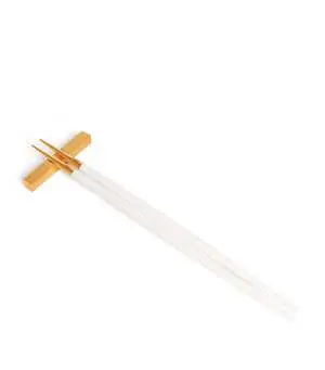 CUTIPOL Goa Gold-plated 3-piece Chopstick Set - White