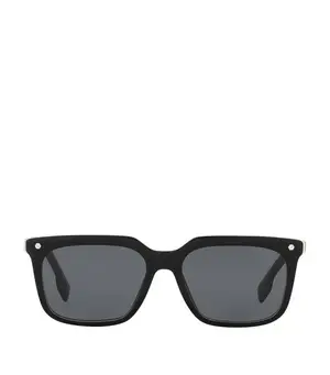 Burberry Rectangular Carnaby Sunglasses - Black