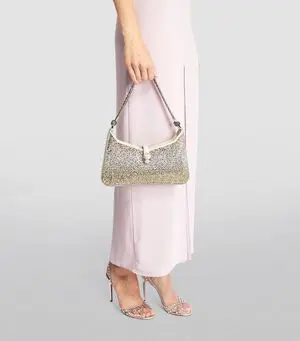BVLGARI Embellished Serpenti Baia Shoulder Bag