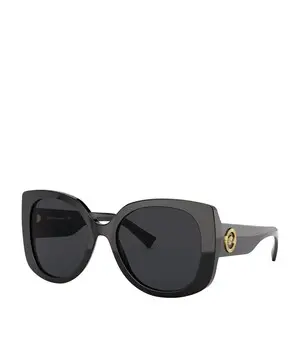 Versace Rectangular Medusa Sunglasses
