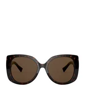 Versace Medusa Rectangular Sunglasses - Brown