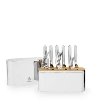 Christofle Concorde 24-piece Cutlery Set - Metallic