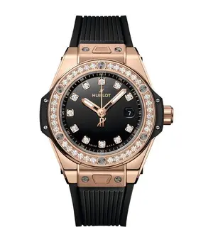 HUBLOT King Gold And Diamond Big Bang One Click Watch