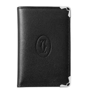 Cartier Leather Must De Bifold Card Holder