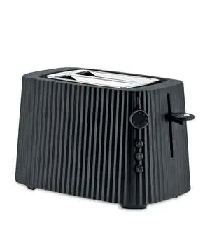 ALESSI Plissé 2-slice Toaster - Black