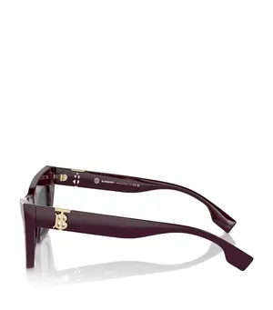 Burberry Acetate Cat-eye Sunglasses - Red