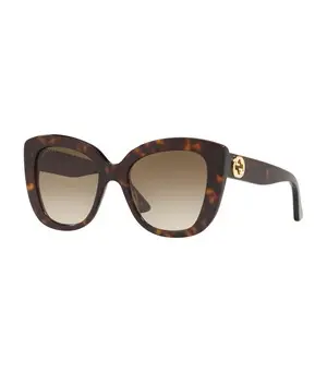 Gucci Havana Cat Eye Sunglasses